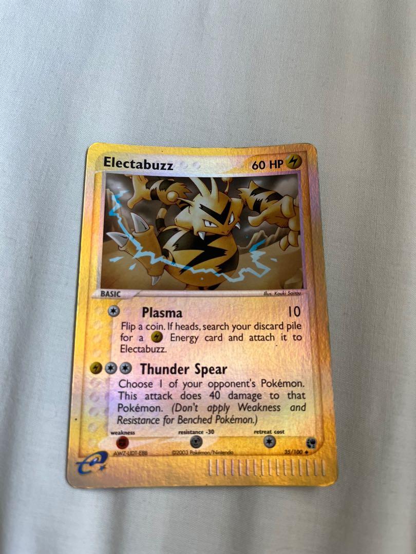 Pokemon card. Electabuzz 35/100 (RH) on Carousell