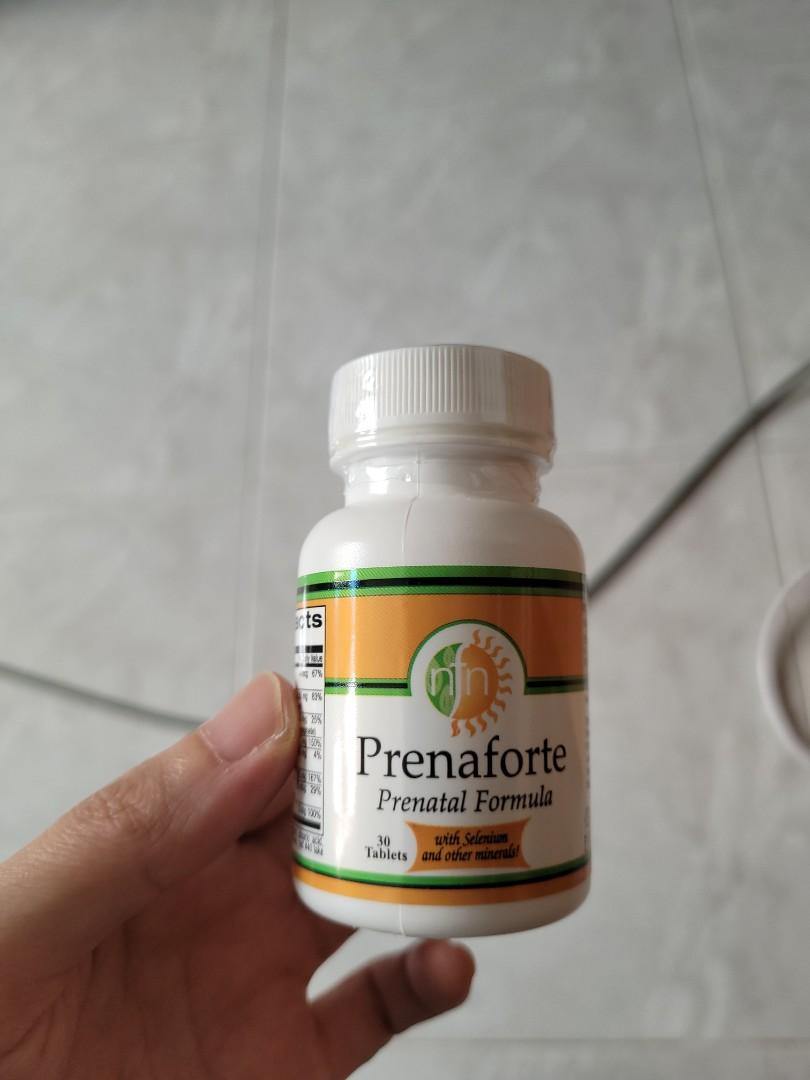 Prenaforte (prenatal supplement), Health & Nutrition, Health ...