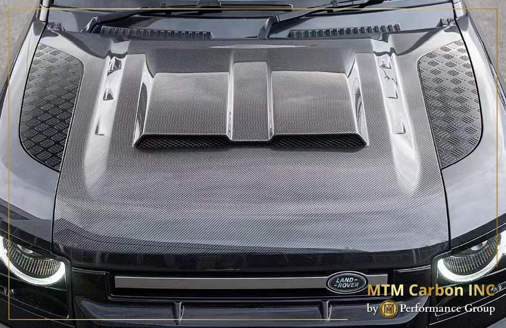 (Preorder) Range Rover Defender Carbon Fiber Bonnet, Car Accessories ...