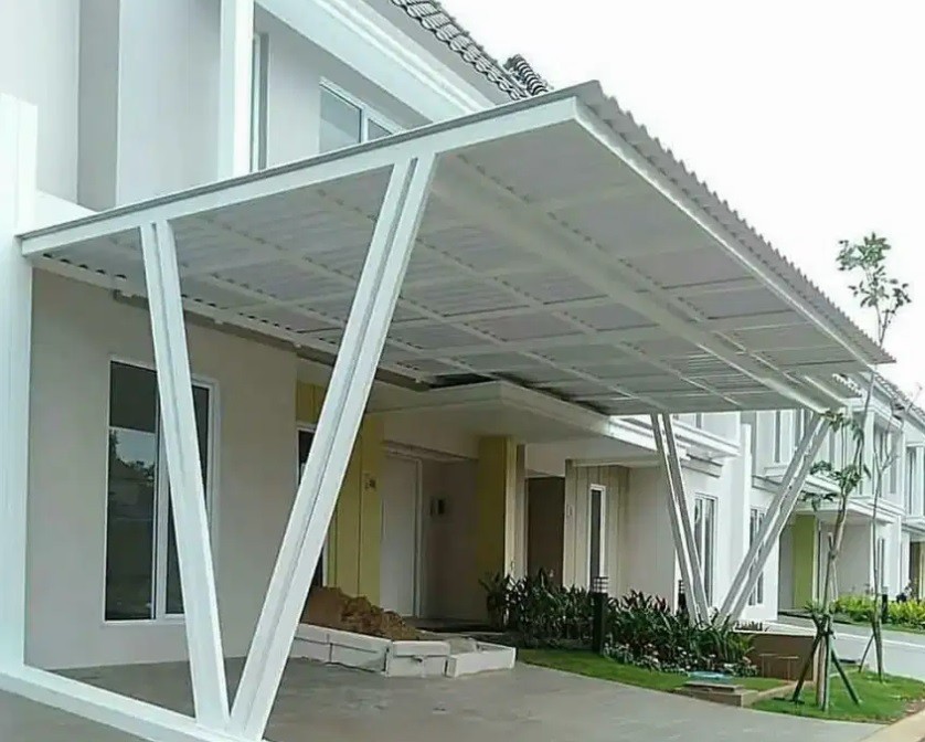 Promo canopy besi galvanis atap alderond single, Perabotan Rumah di ...