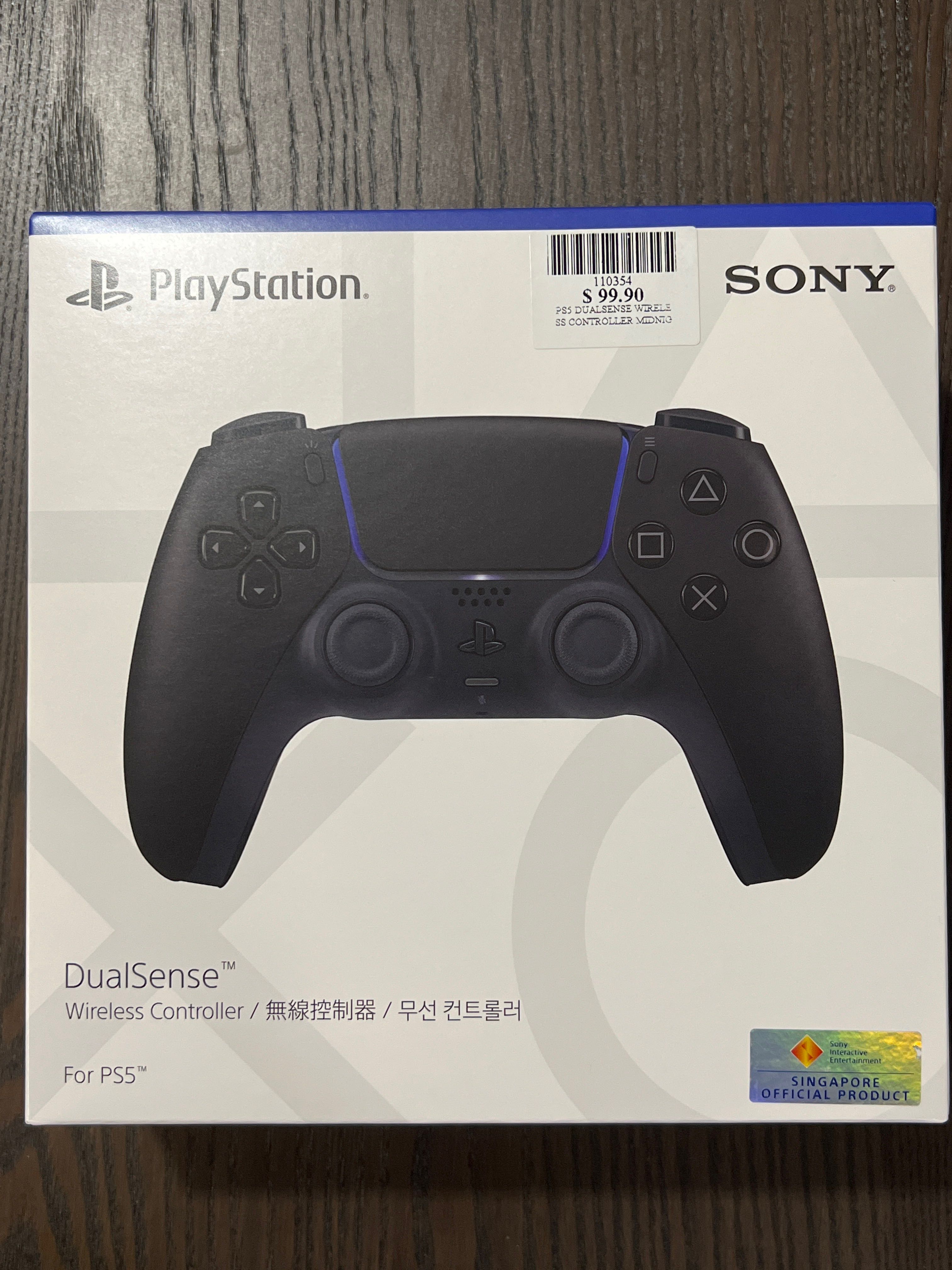 PS5 Black Controller, Video Gaming, Gaming Accessories, Controllers on ...