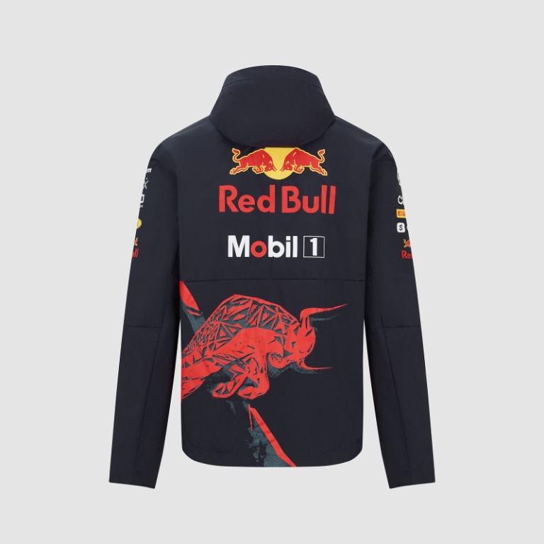 Red Bull F1 racing 2022 Team official Rain Jacket 紅牛一級方程式 2022 車隊防水擋風外套 max verstappen sergio ...