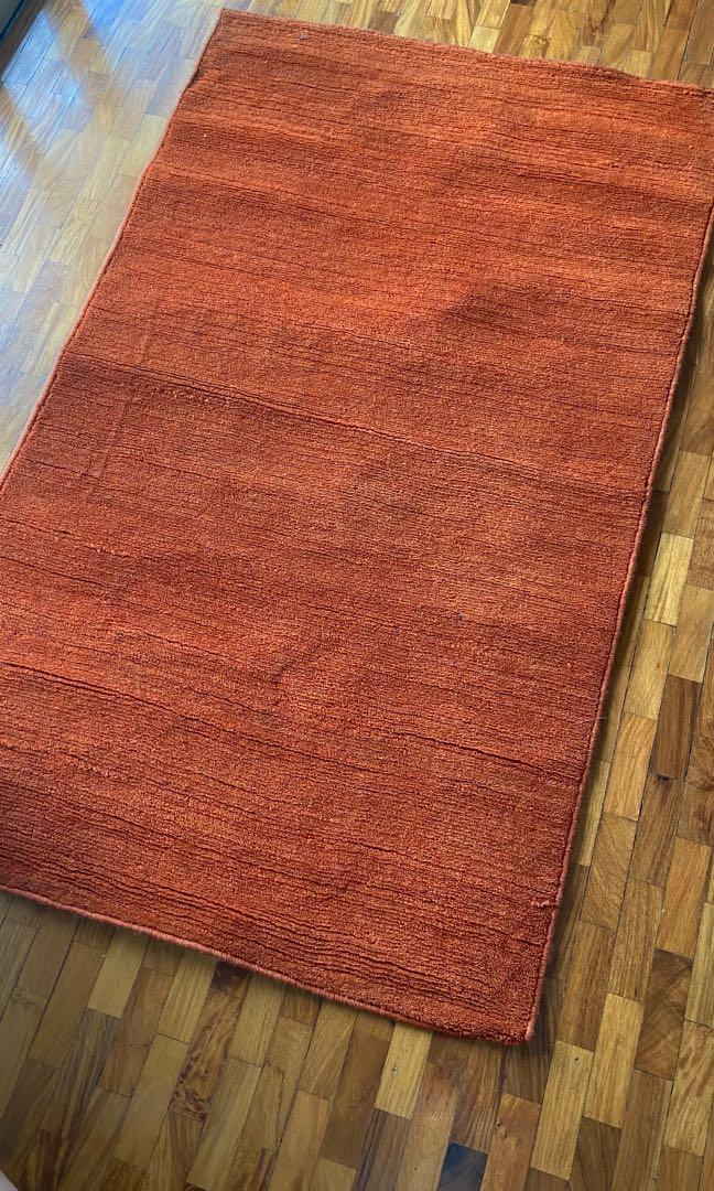Rust Carpet, Furniture & Home Living, Home Decor, Carpets, Mats ...