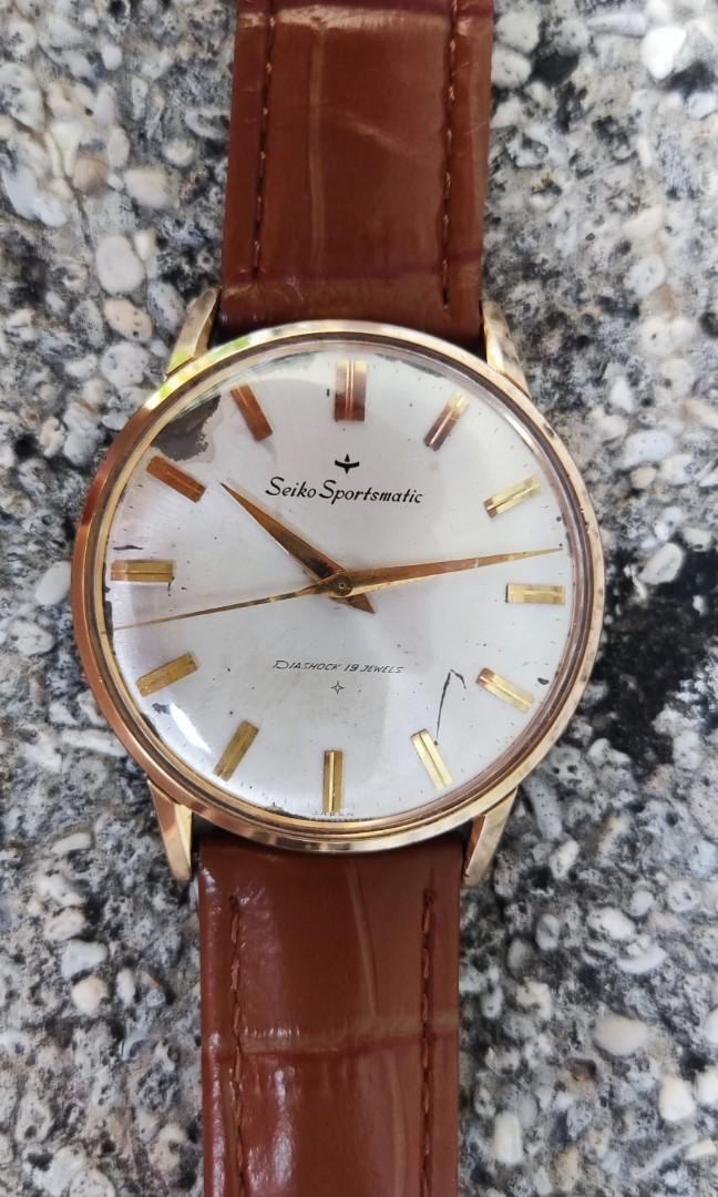 Seiko Sports matic 15017 Vintage Dress Watch, Luxury, Watches on Carousell