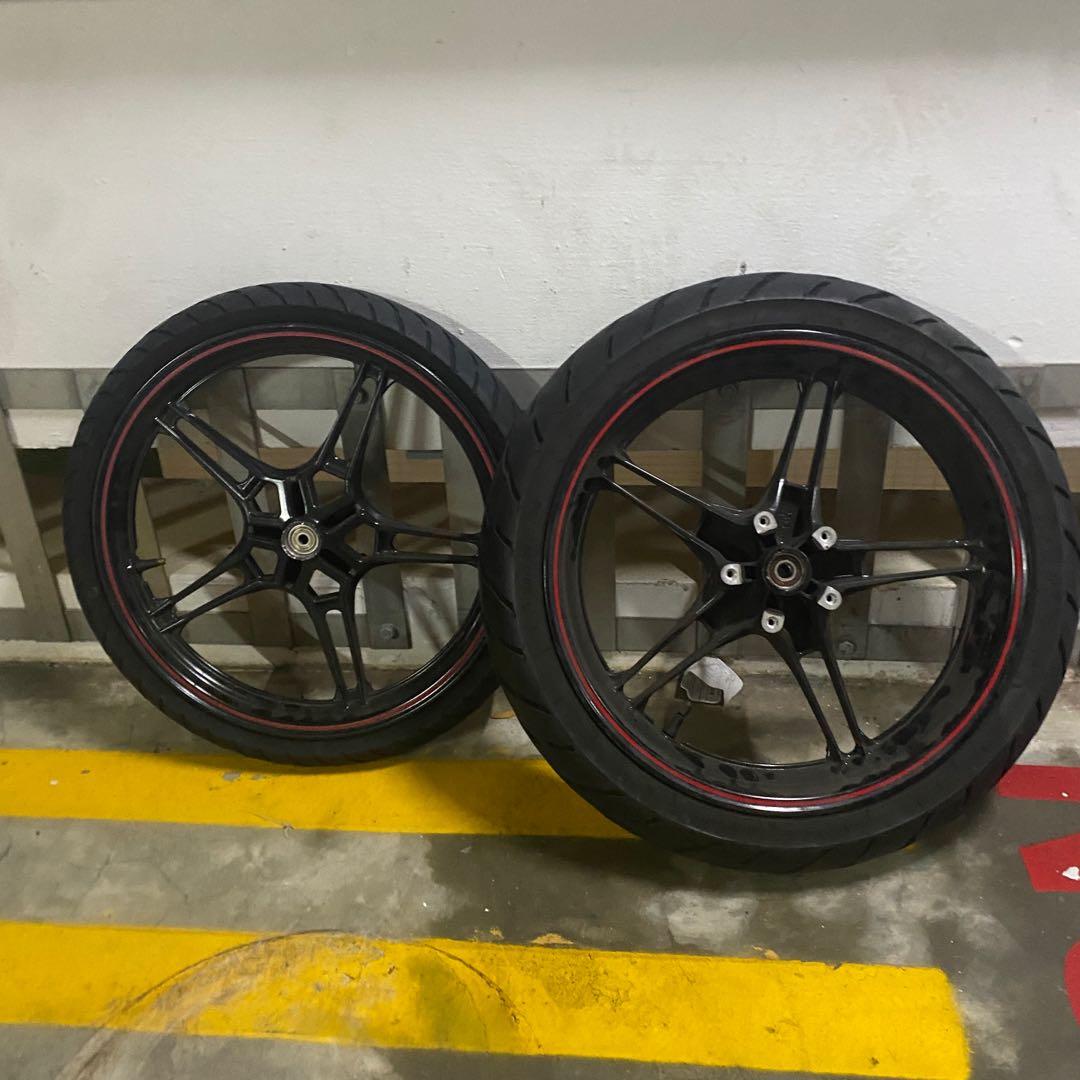 SNIPER V1 FACTORY RIMS NEGO, Motorcycles, Motorcycle Accessories on ...