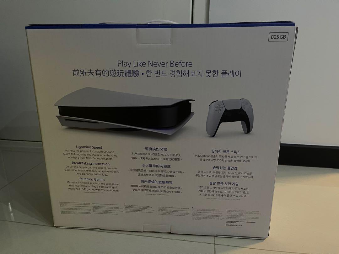 Sony PlayStation PS5 Disk Edition, Video Gaming, Video Game Consoles ...