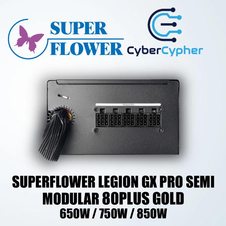 Superflower Legion GX PRO Semi Modular 650W/750W/850W, 80PLUS Gold ...