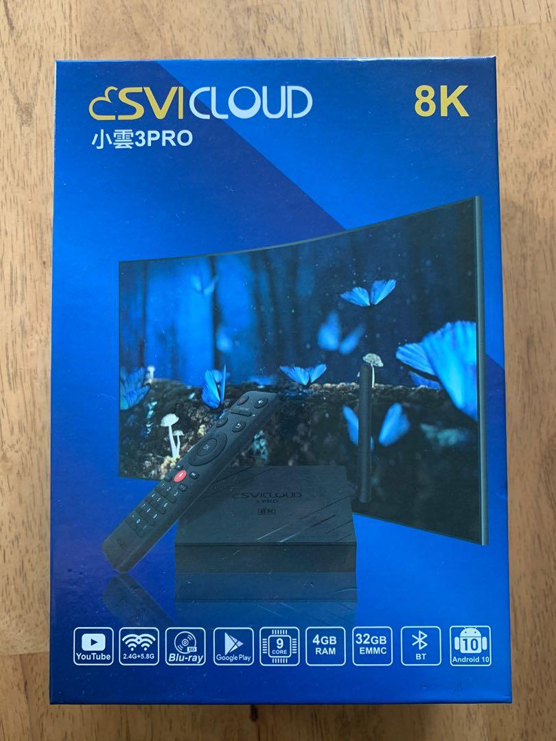 SVI Cloud 3 Pro 8K tv box, TV & Home Appliances, TV & Entertainment ...