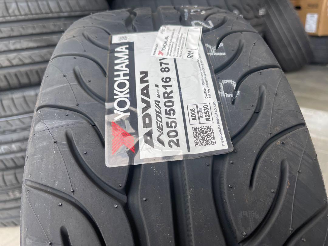 Tayar baru 205 50 16 yokohama advan neova Ad08 Rm500, Auto Accessories ...