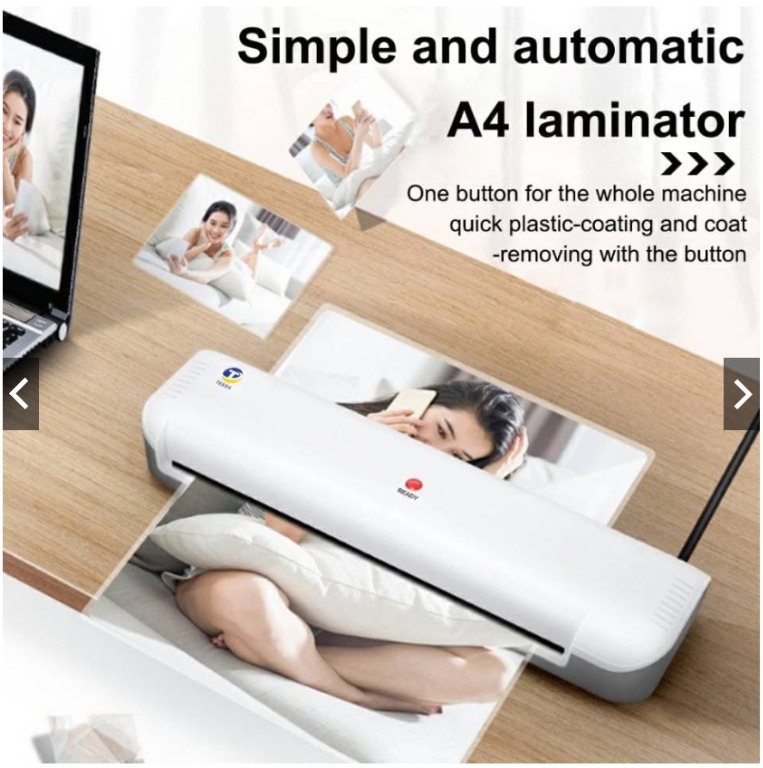 Teeda TGS-1 A4 Laminator Hot and Cold Laminating Machine Document Photo Paper Cards Picture ...