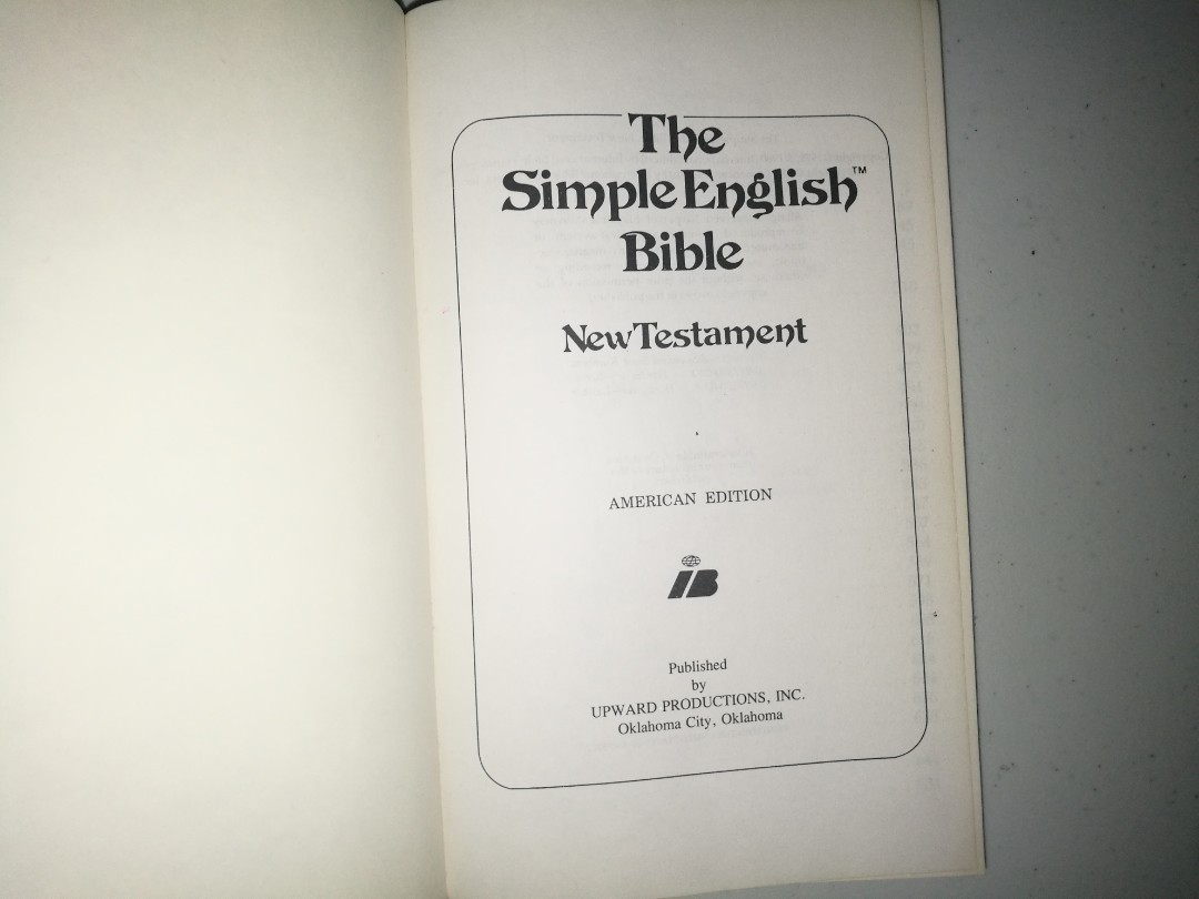 The Simple English Bible, Hobbies & Toys, Books & Magazines, Religion ...