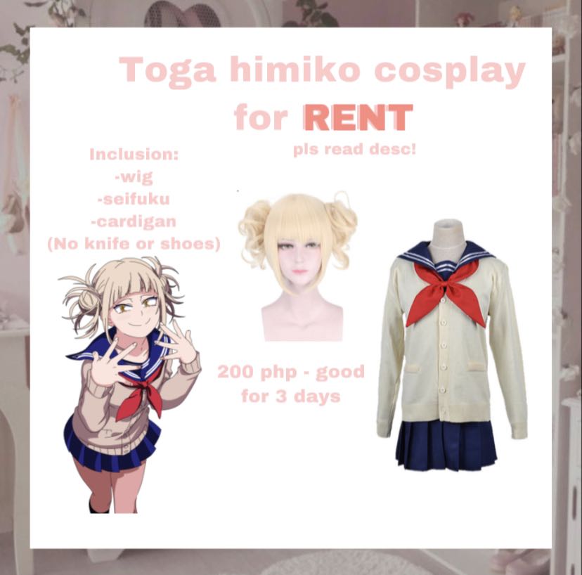 Toga himiko for rent anime cosplay, Women's Fashion, Dresses & Sets ...