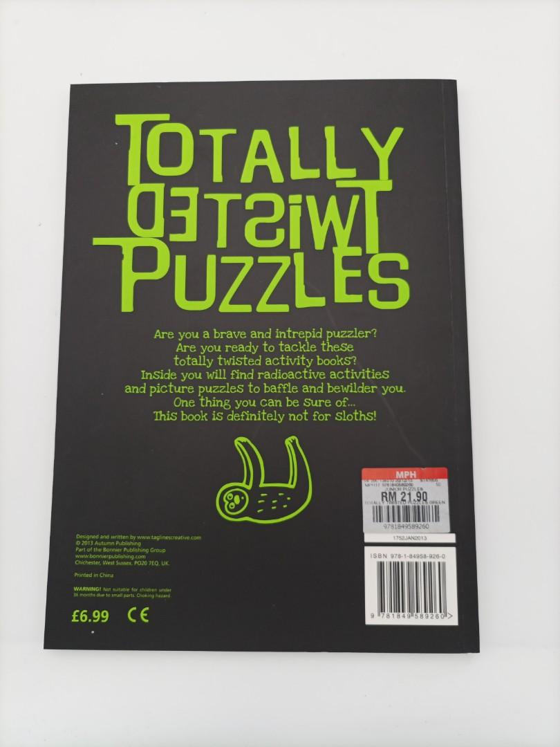 Totally Twisted Puzzles - Children Kids Puzzle Activity Book, Hobbies ...