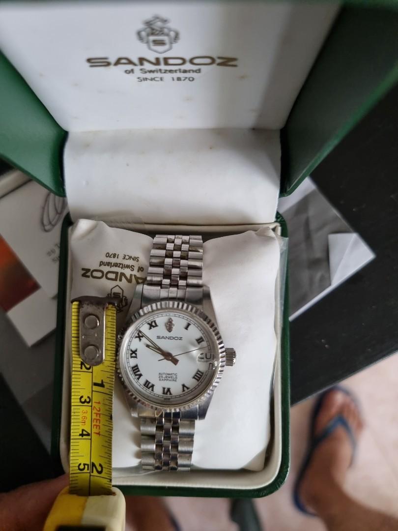Vintage Sandoz 25 Jewels Automatic Watch, Luxury, Watches on Carousell