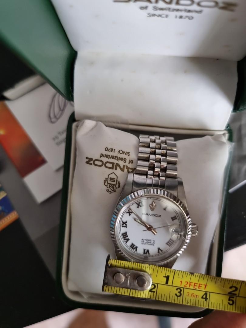 Vintage Sandoz 25 Jewels Automatic Watch, Luxury, Watches on Carousell