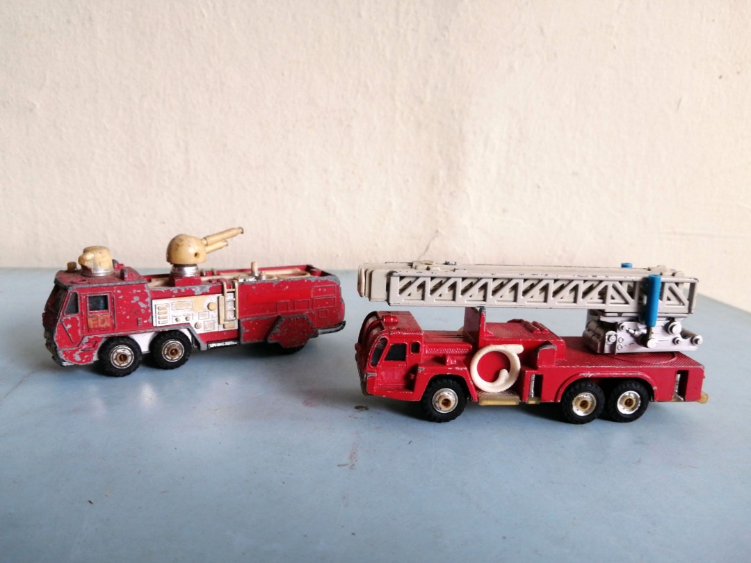 Vintage Shinsei Mini Power Fire Trucks Metal Die cast, Hobbies & Toys ...