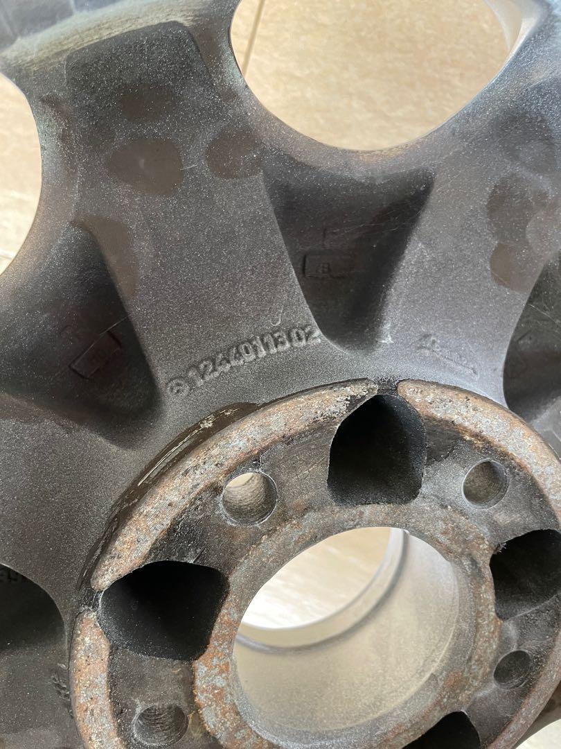 W124 Mercedes’ 8 hole rims MB original, Car Accessories, Tyres & Rims ...