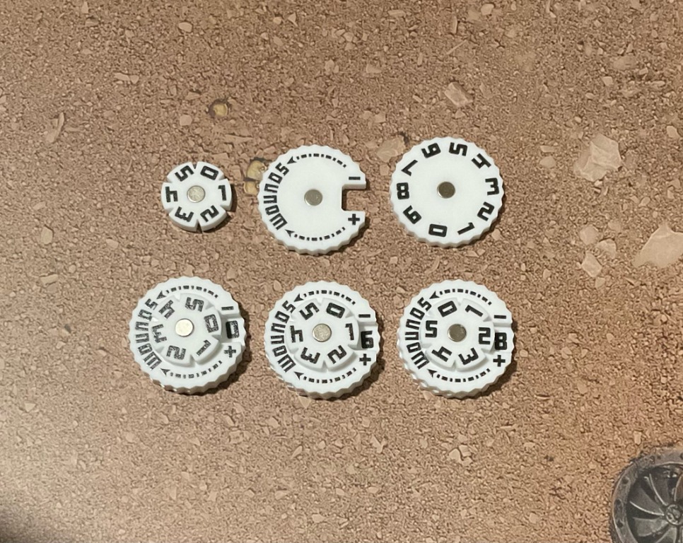 Warhammer Wargaming Wound Counters (0~99), Hobbies & Toys, Toys & Games ...