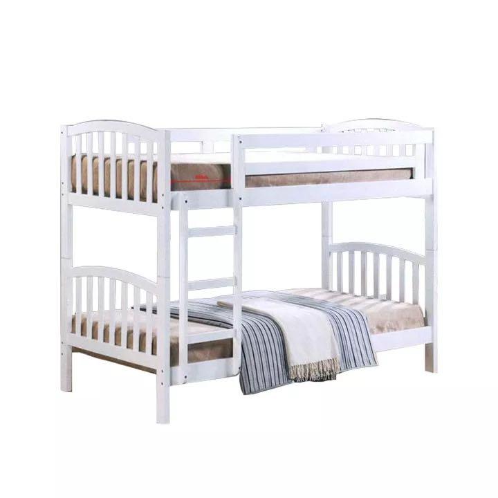 wood Double Decker Bed Ladder Position Can Be Change, Furniture & Home ...