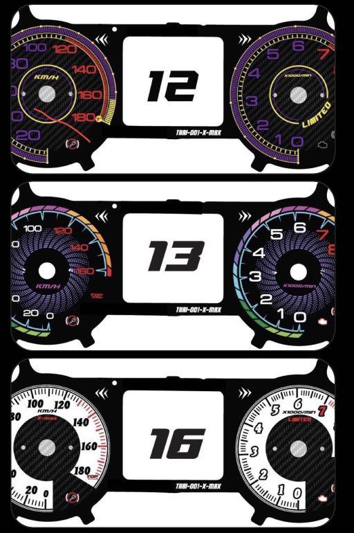 Xmax 3D meter cover, Motorcycles, Motorcycle Accessories on Carousell