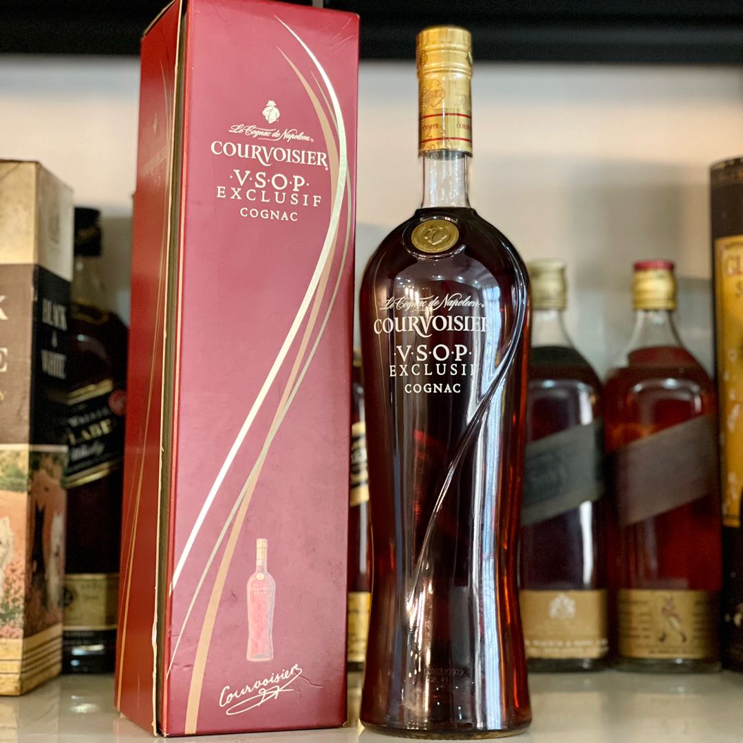 1L Courvoisier VSOP exclusif Cognac w box 1000ml, Food & Drinks ...