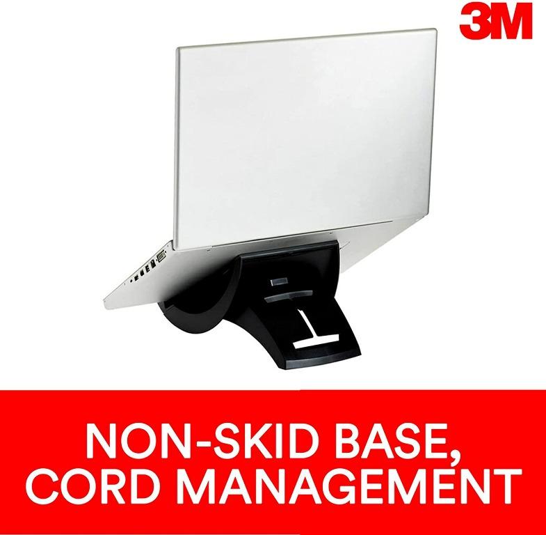 3M Laptop Stand, Raise Screen Height to Reduce Neck Strain, Position ...