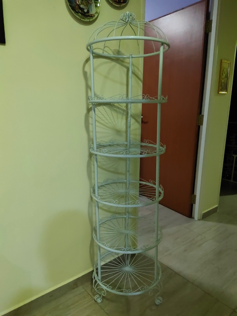 5 tier metal rack, Furniture & Home Living, Furniture, Shelves ...