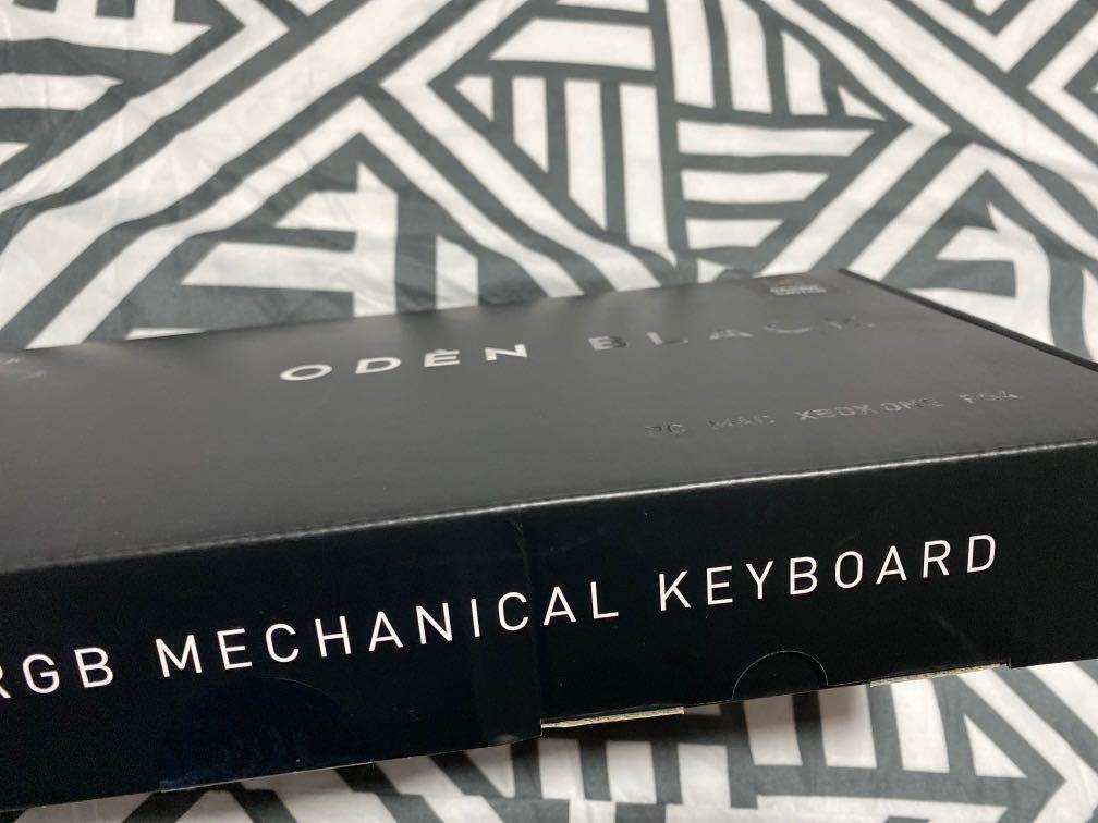 Aftershock oden black rgb mechanical keyboard, Computers & Tech, Parts ...