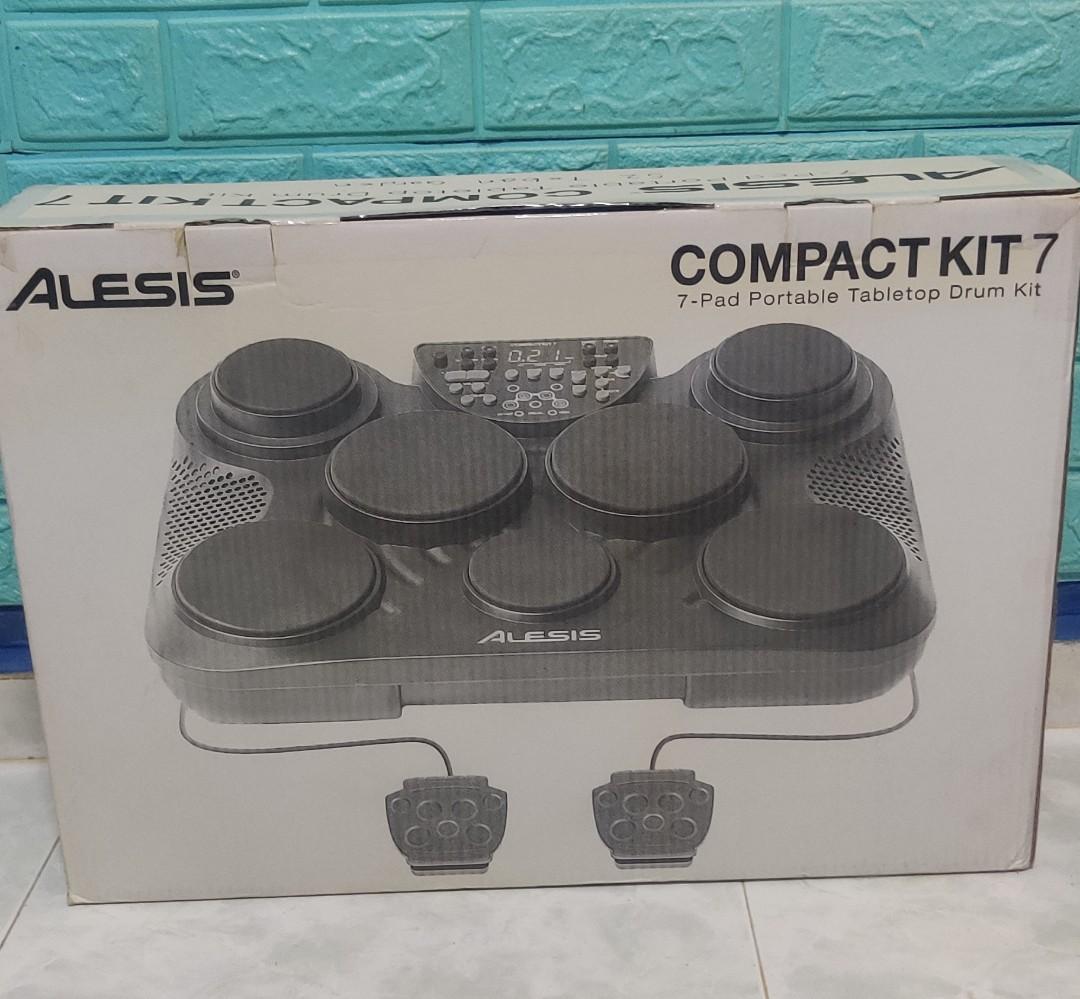 ALESIS Compactkit 7 tabletop electronic drum kit, Hobbies & Toys, Music ...