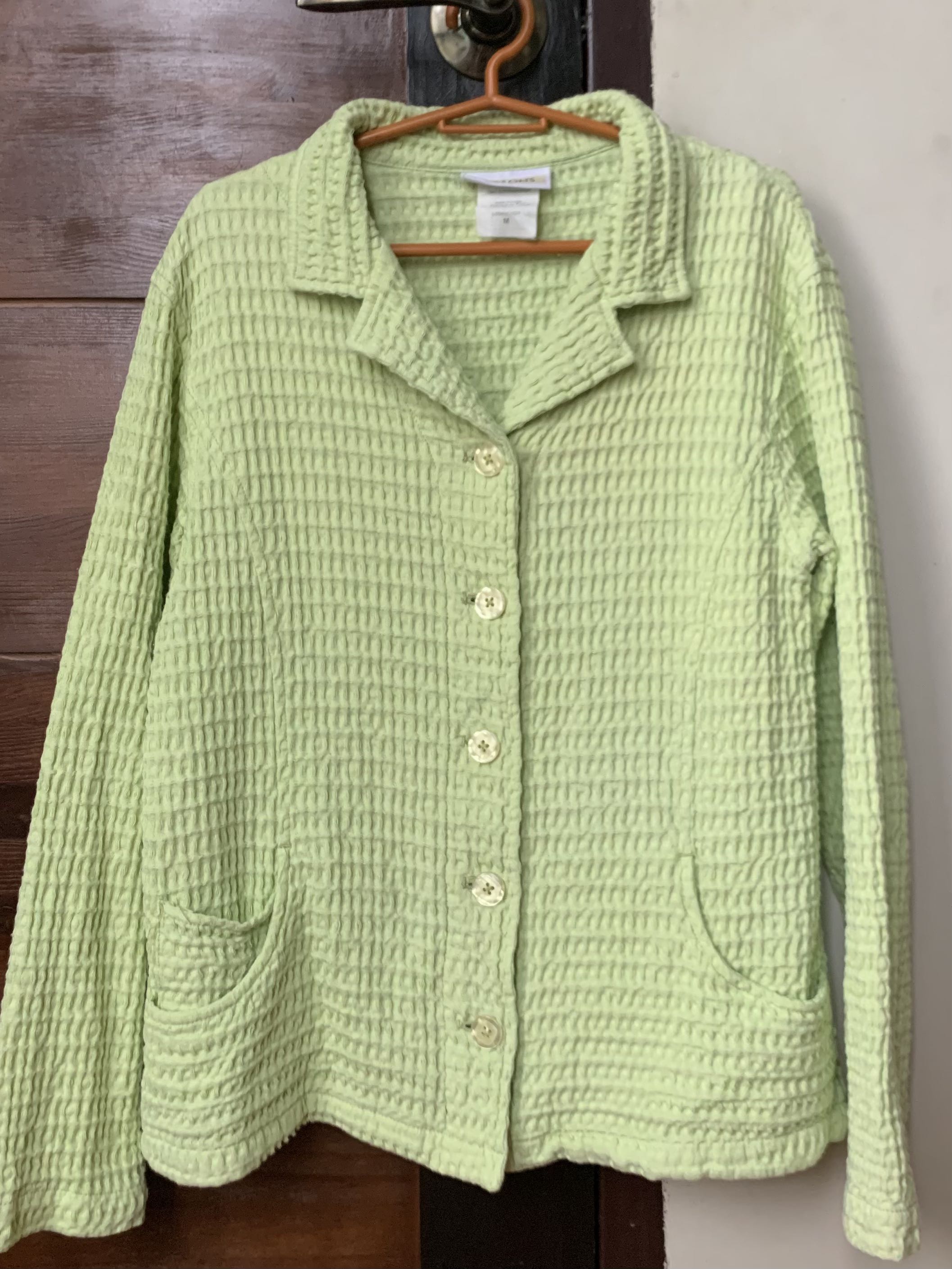 Apple Green Blazer Jacket, Women's Fashion, Coats, Jackets and ...