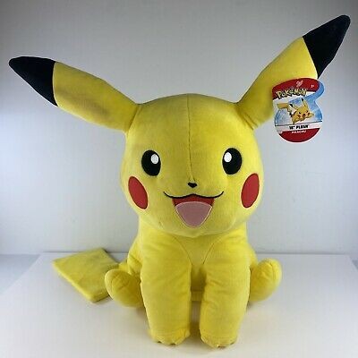 Authentic Big Size Pokemon Sitting Pikachu Large Jumbo Plush Stuffed ...
