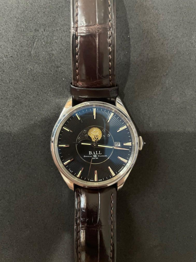 Ball Watch Trainmaster Moonphase, Luxury, Watches on Carousell