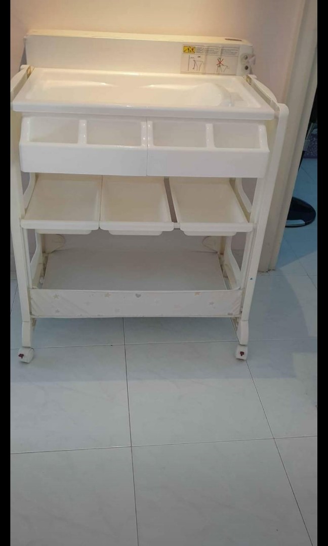 Bath and changing trolley, Babies & Kids, Bathing & Changing, Other ...