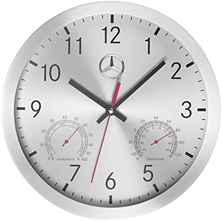 BNIB Mercedes Benz Wall Clock, Furniture & Home Living, Home Decor ...