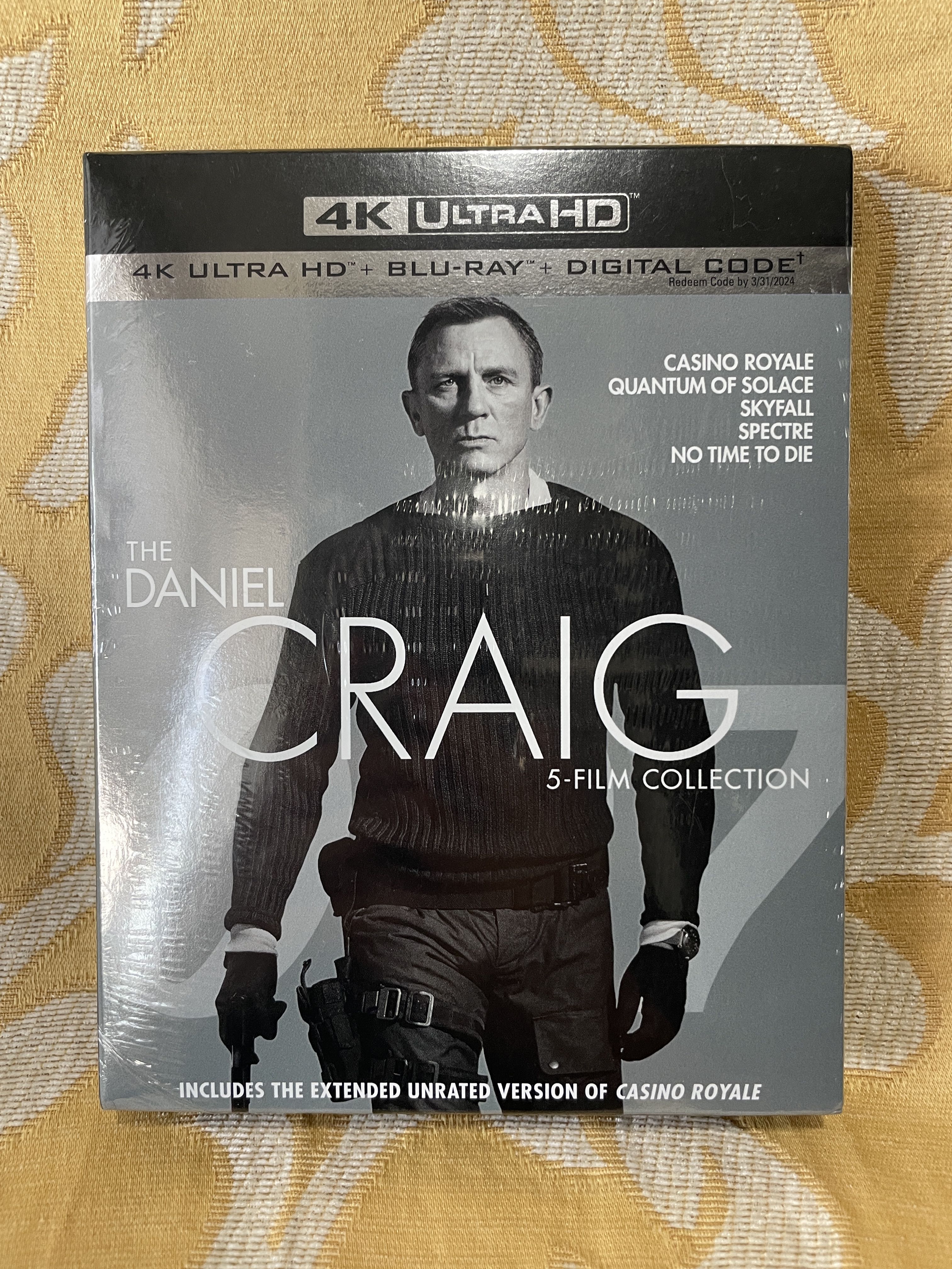 BNIB Sealed James Bond 007: Daniel Craig 5-Film Collection 4K + Blu-ray ...