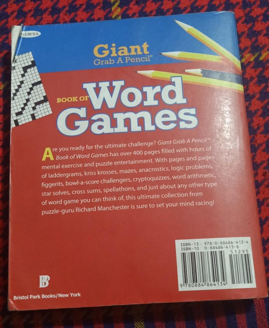 Book of Word Games, Hobbies & Toys, Books & Magazines, Children's Books ...