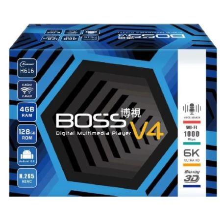 Boss TV - Boss V4 4+128GB 博視盒子 第四代 智能媒體播放器 /網絡機頂盒/全球直播盒子/語音旗艦版, 家庭電器 ...