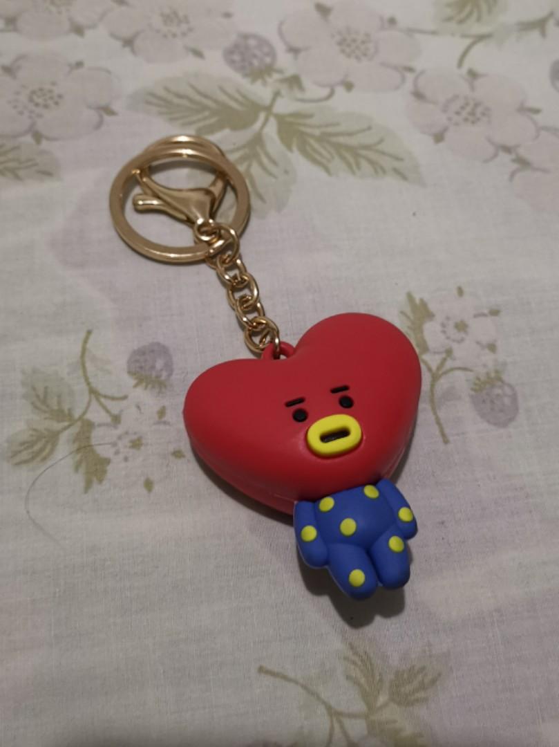 BT21 Tata Keychain, Hobbies & Toys, Memorabilia & Collectibles, Fan ...
