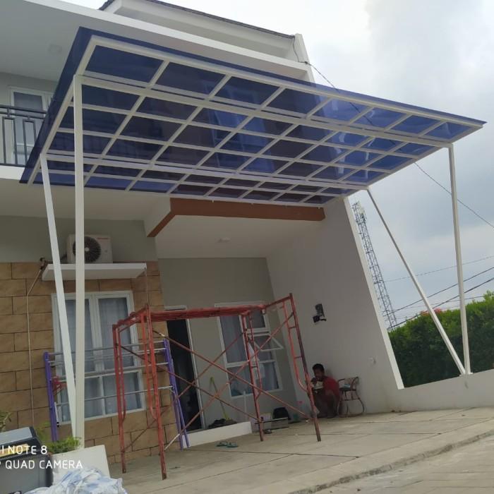 Canopy besi modern plus atap solarflat, Perabotan Rumah di Carousell