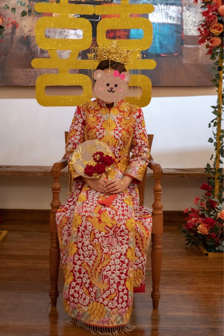 Premium Chinese Traditional Wedding Qun Kwa, Women's Fashion, Dresses ...