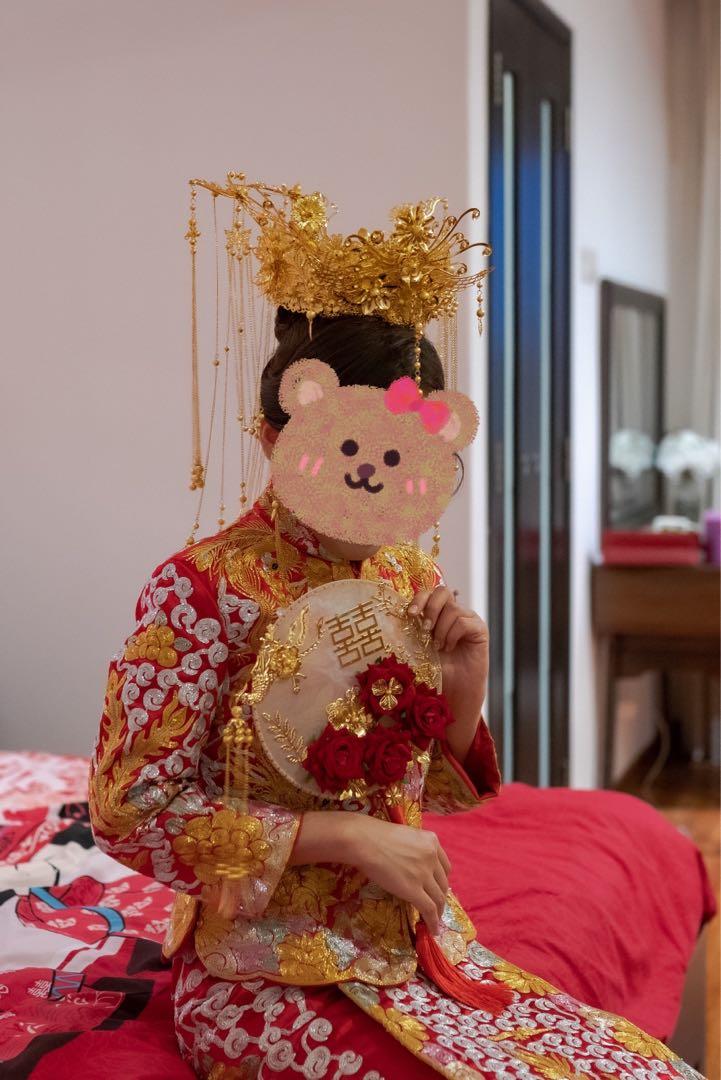 Premium Chinese Traditional Wedding Qun Kwa, Women's Fashion, Dresses ...
