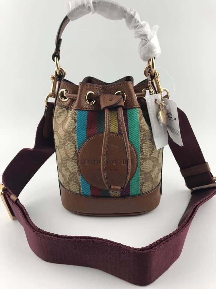 Coach Small Dempsey Bucket, Women's Fashion, Bags & Wallets, Cross-body ...