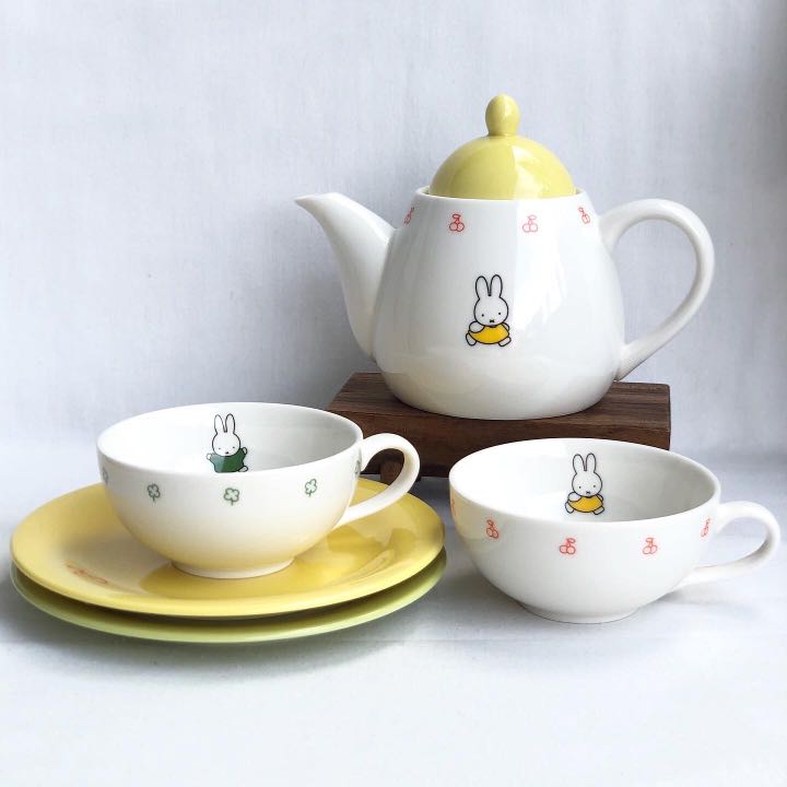 Collectible Miffy Tea Set, Furniture & Home Living, Kitchenware ...