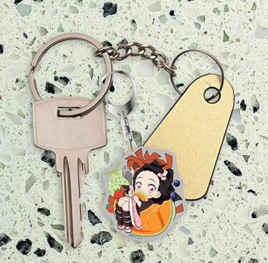 Demon Slayer Zenitsu Agatsuma/ Nezuko Kamado Keychain, Hobbies & Toys ...