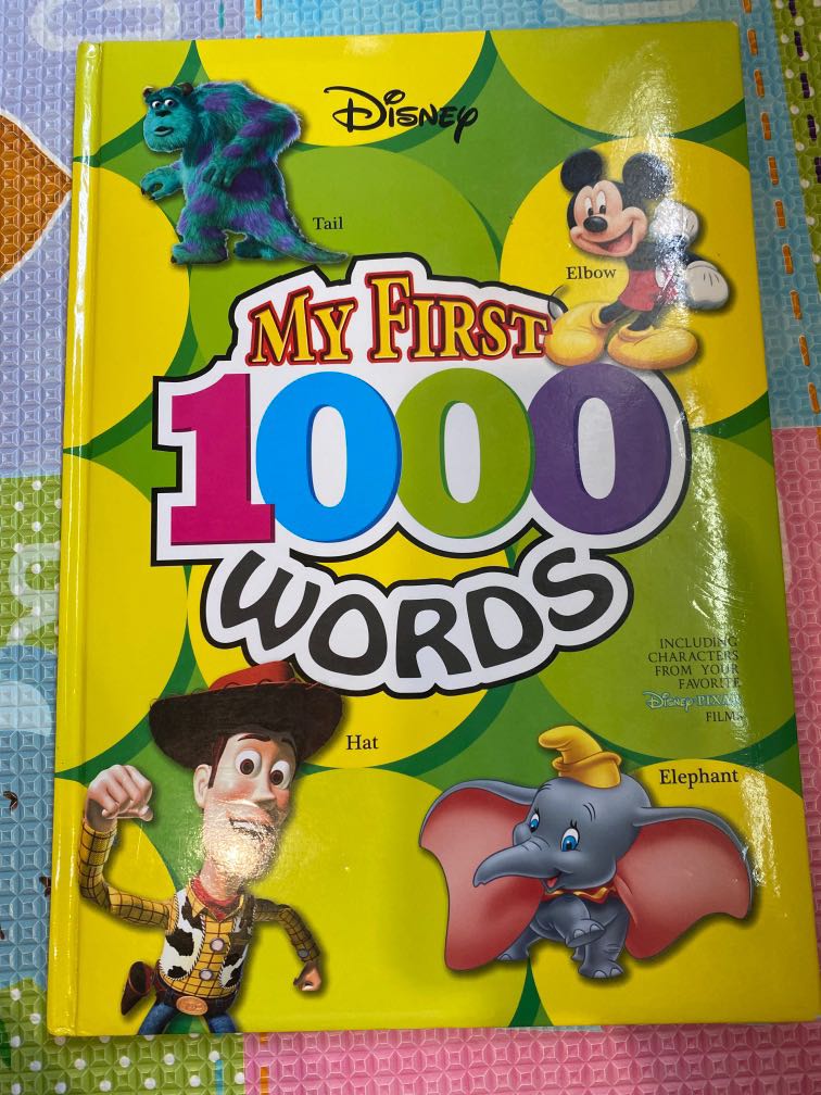 Disney My First 1000 Words, Hobbies & Toys, Books & Magazines, Children ...