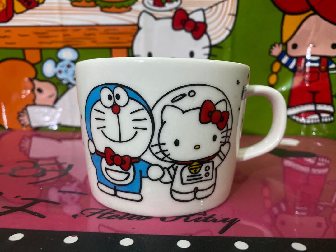 Doraemon Classic Rare Collab Hello Kitty, Furniture & Home Living ...