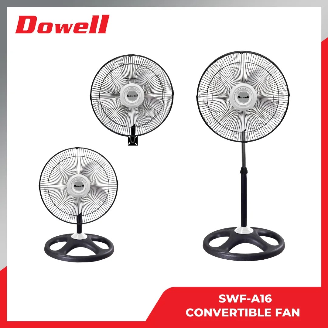 Dowell 3 in 1 Convertible fan Stand, desk, wall electric fan, Furniture ...
