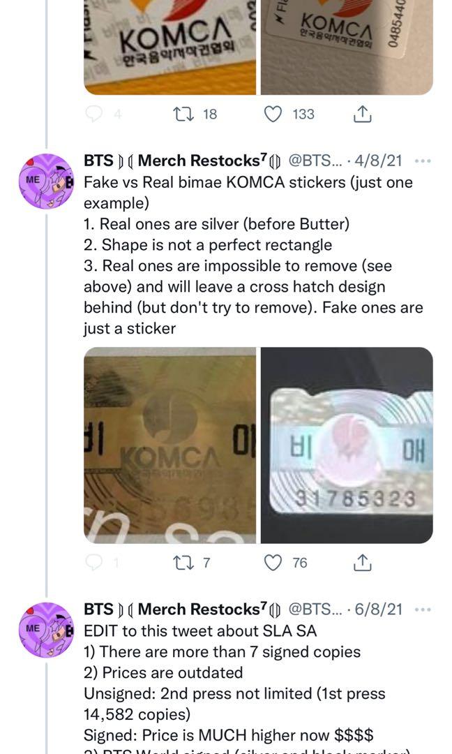 FAKE VS REAL BTS ALBUMS, Hobbies & Toys, Music & Media, CDs & DVDs on ...