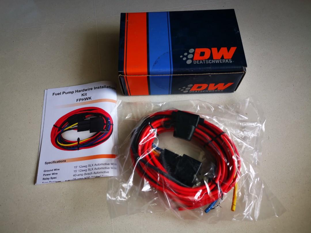 #FPHWK-10-HD DeatschWerks High-current Universal Kit to Hardwire Fuel ...