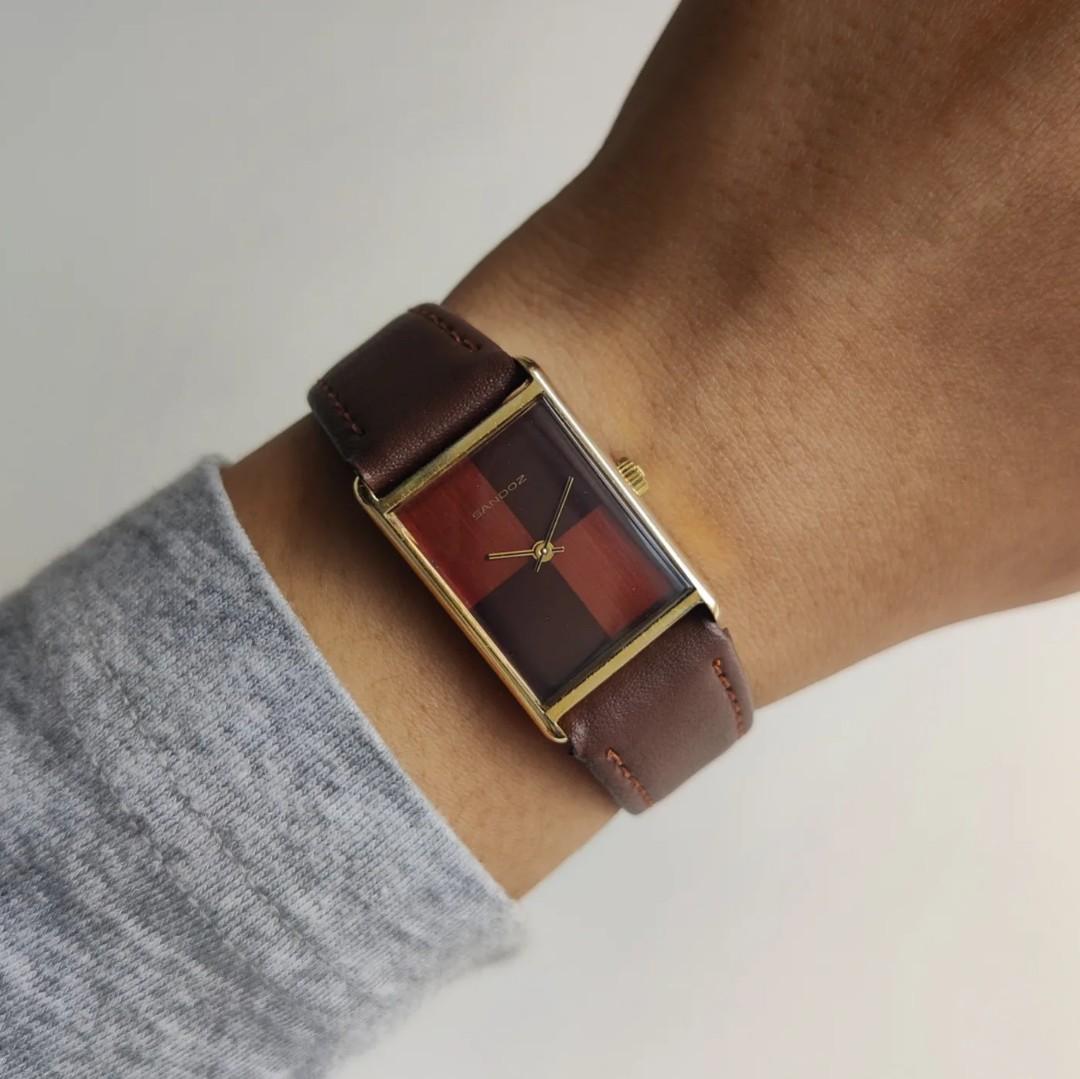 Handwinding Sandoz Tank, Luxury, Watches on Carousell